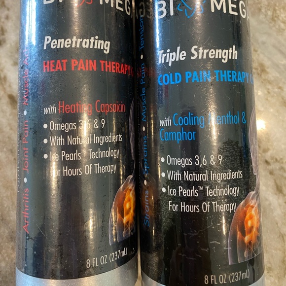 Bio Mega | Other | Heat And Cold Pain Therapy Creams | Poshmark